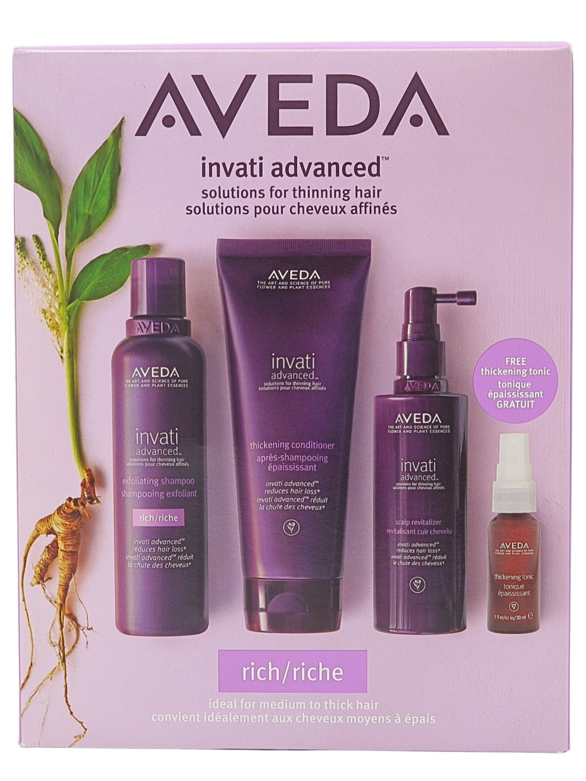 Buy Aveda Invati Advanced Rich System Set | HAIRSHOP