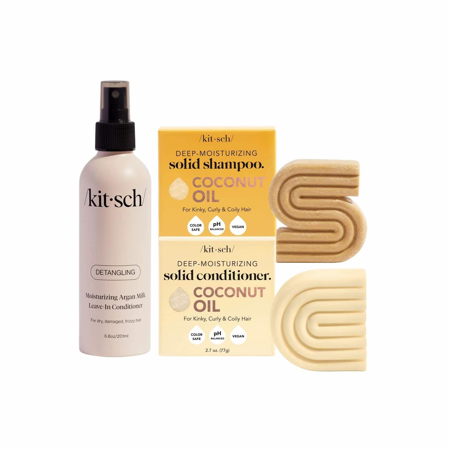 Kitsch Moisturising Curly Hair Trio | HAIRSHOP
