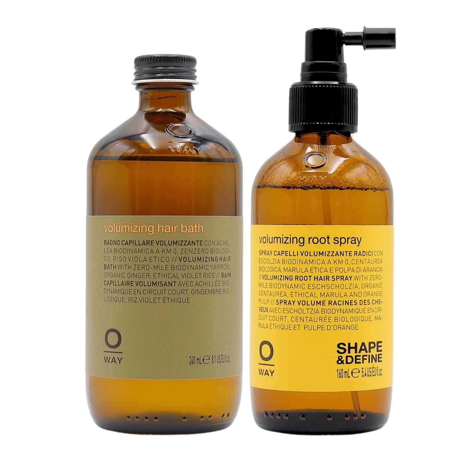 Oway XVolume Volumizing Bath & Root Spray Set | HAIRSHOP